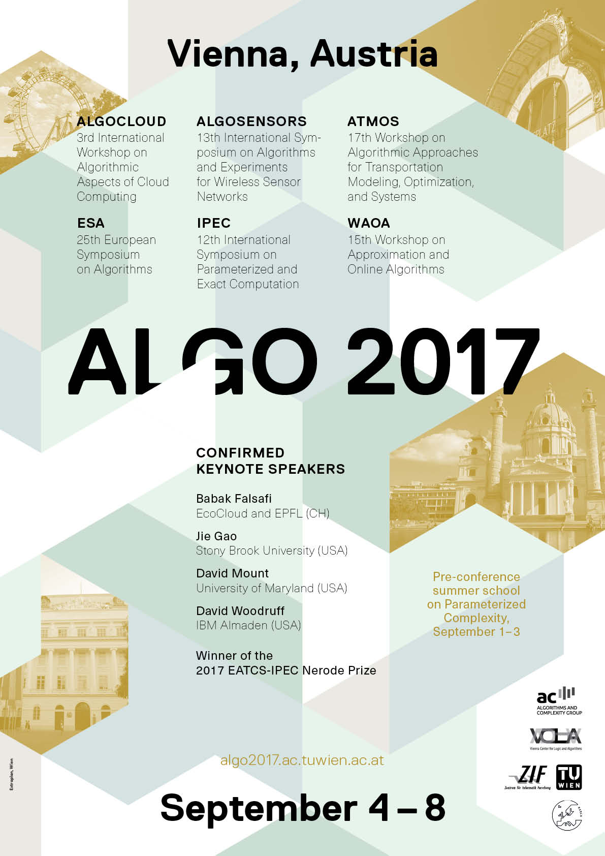 We will host ALGO 2017 – Algorithms and Complexity Group